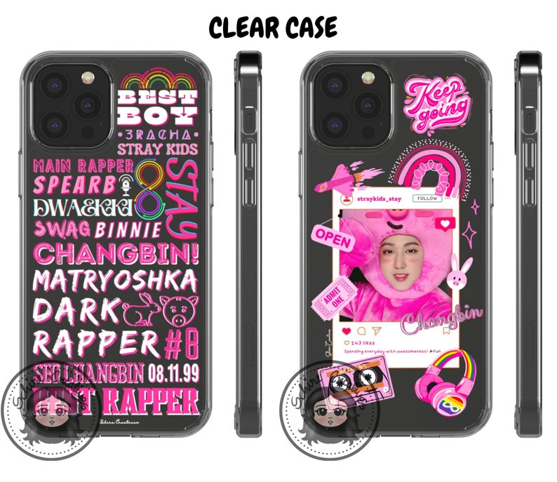 Changbin Phone Case, Stray Kids Flexi Case, Stray Kids Clear Case ...