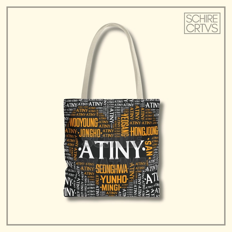 ATINY Inspired Tote Bag, K-pop Inspired Tote Bag, Ateez Tote Bag ...
