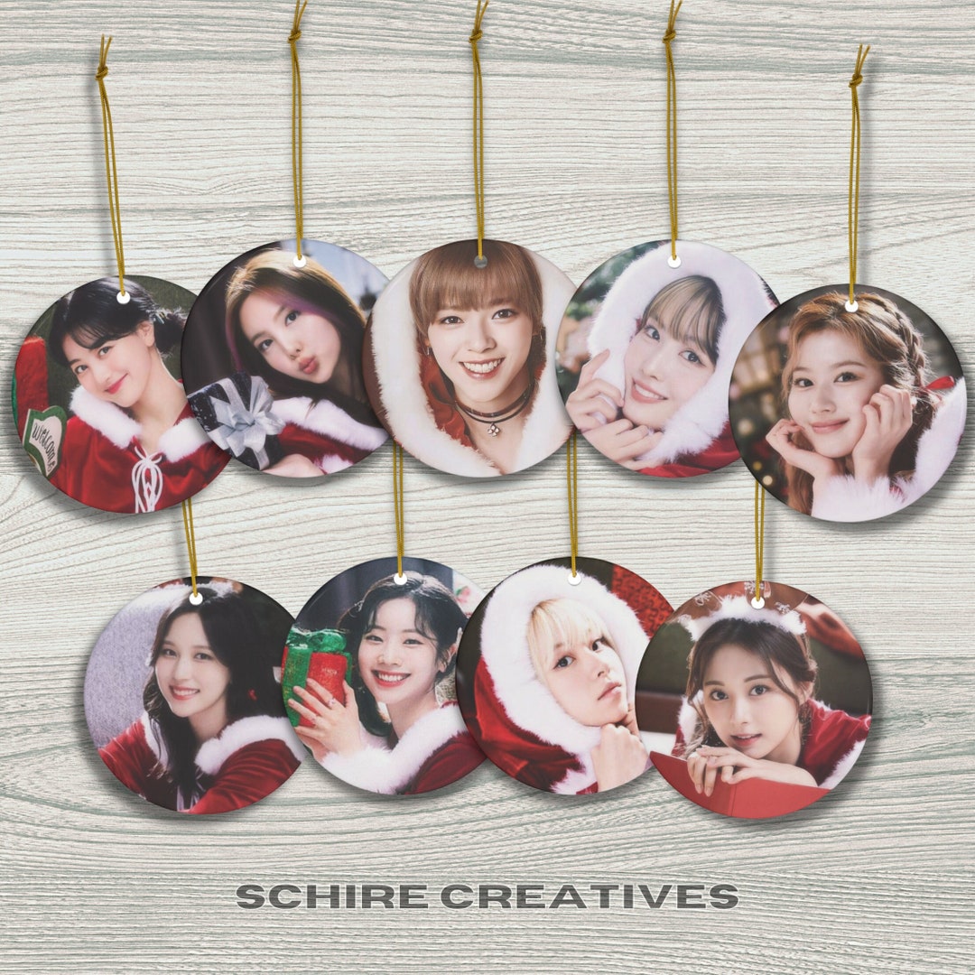 Twice Members Ceramic Ornament Twice Christmas Tree - Etsy