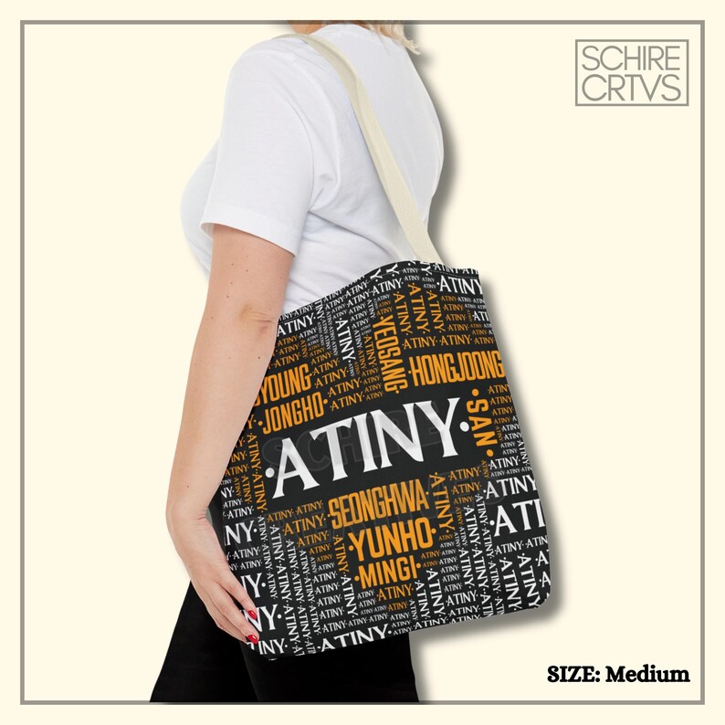 ATINY Inspired Tote Bag, K-pop Inspired Tote Bag, Ateez Tote Bag ...