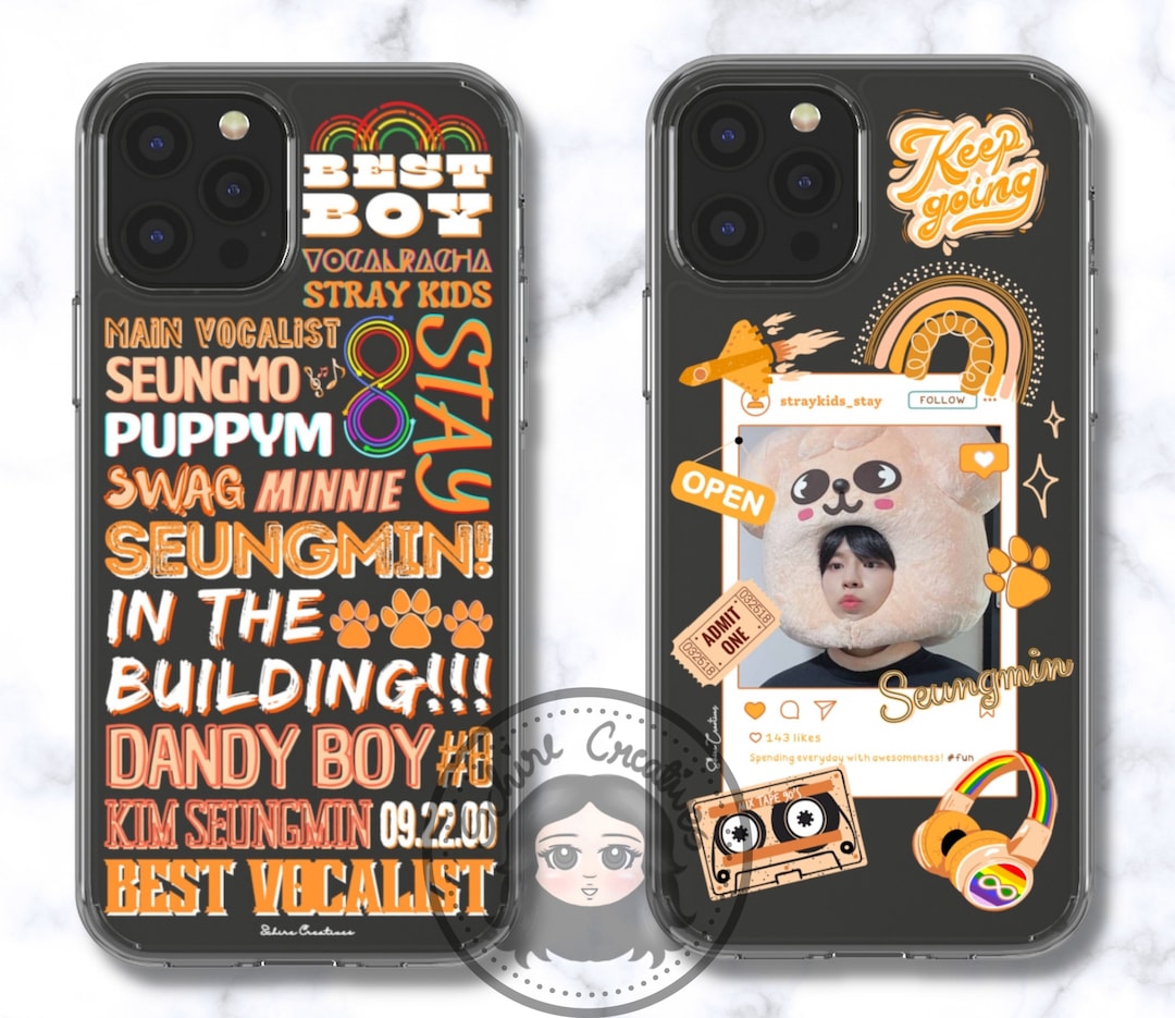 Seungmin Phone Case, Stray Kids Flexi Case, Stray Kids Clear Case ...