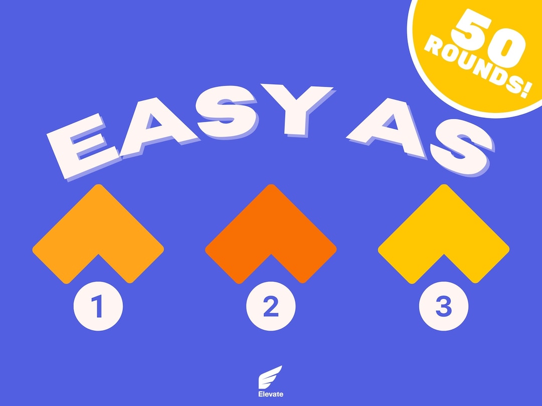 Easy as 1,2,3! an EASY ICEBREAKER! Great for Virtual Game, In-person ...
