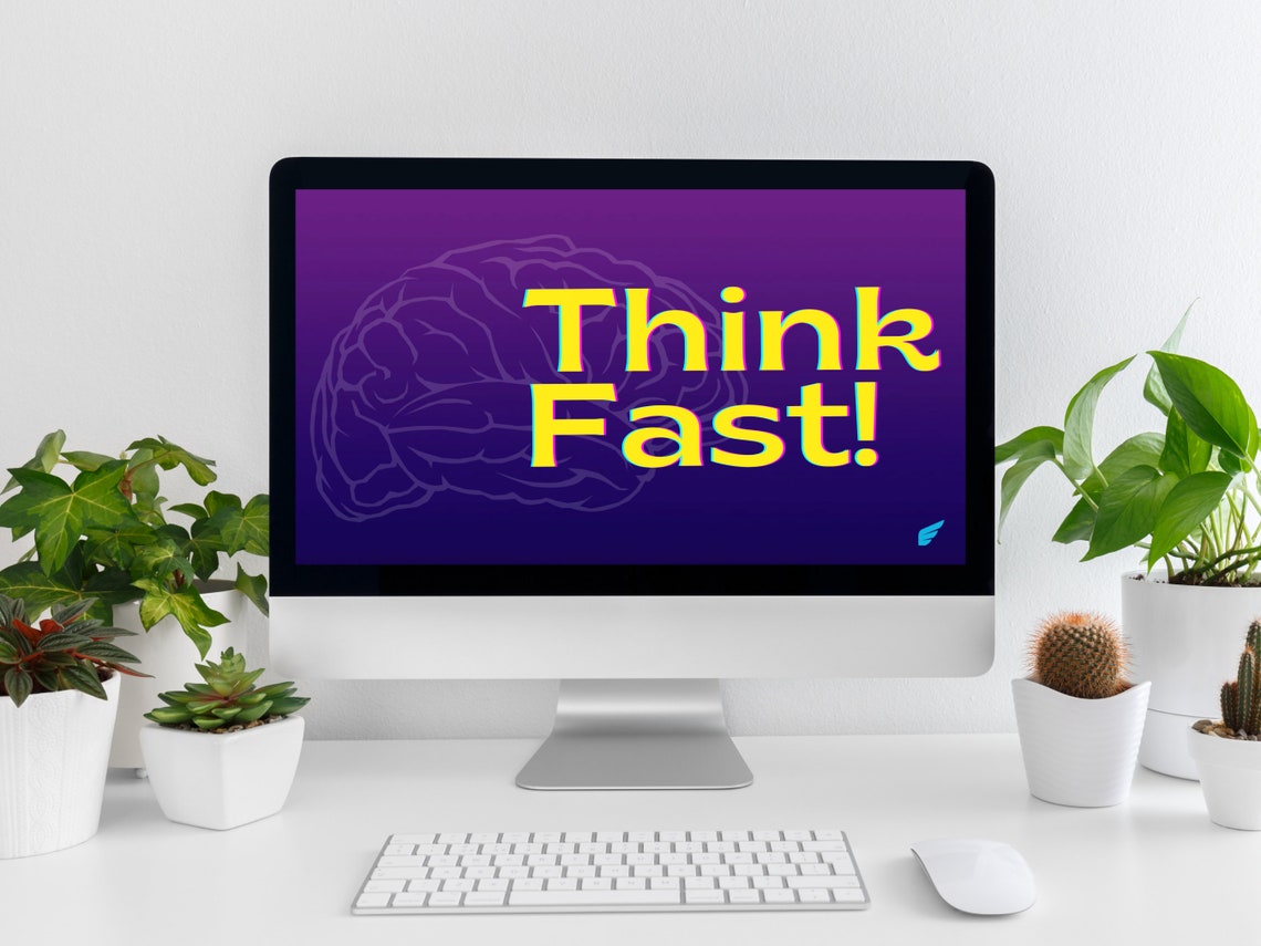 Think Fast! an EASY ICEBREAKER! Great for Virtual Game, In-person Game ...
