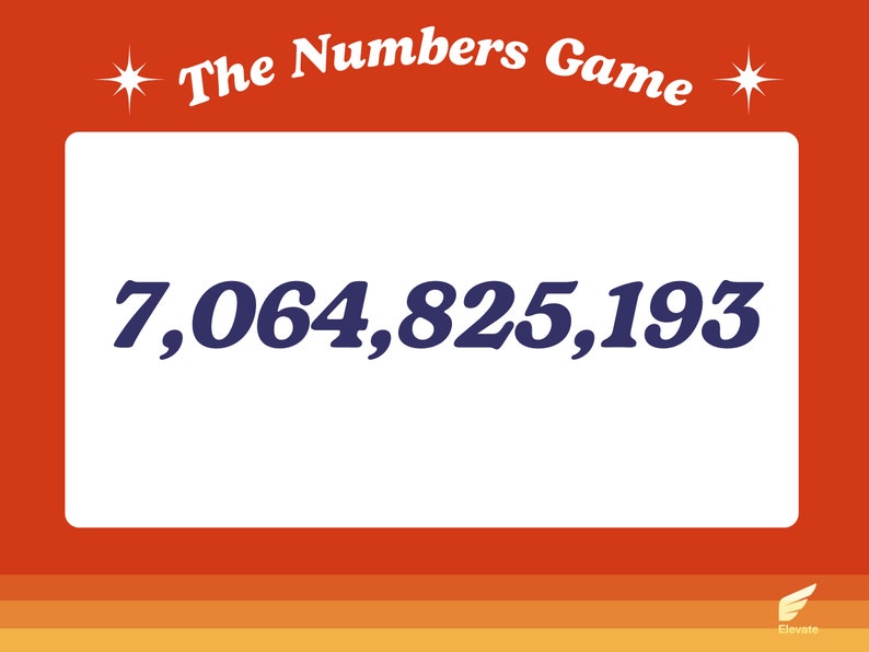 The Numbers Game an EASY ICEBREAKER Great for Any Group - Etsy