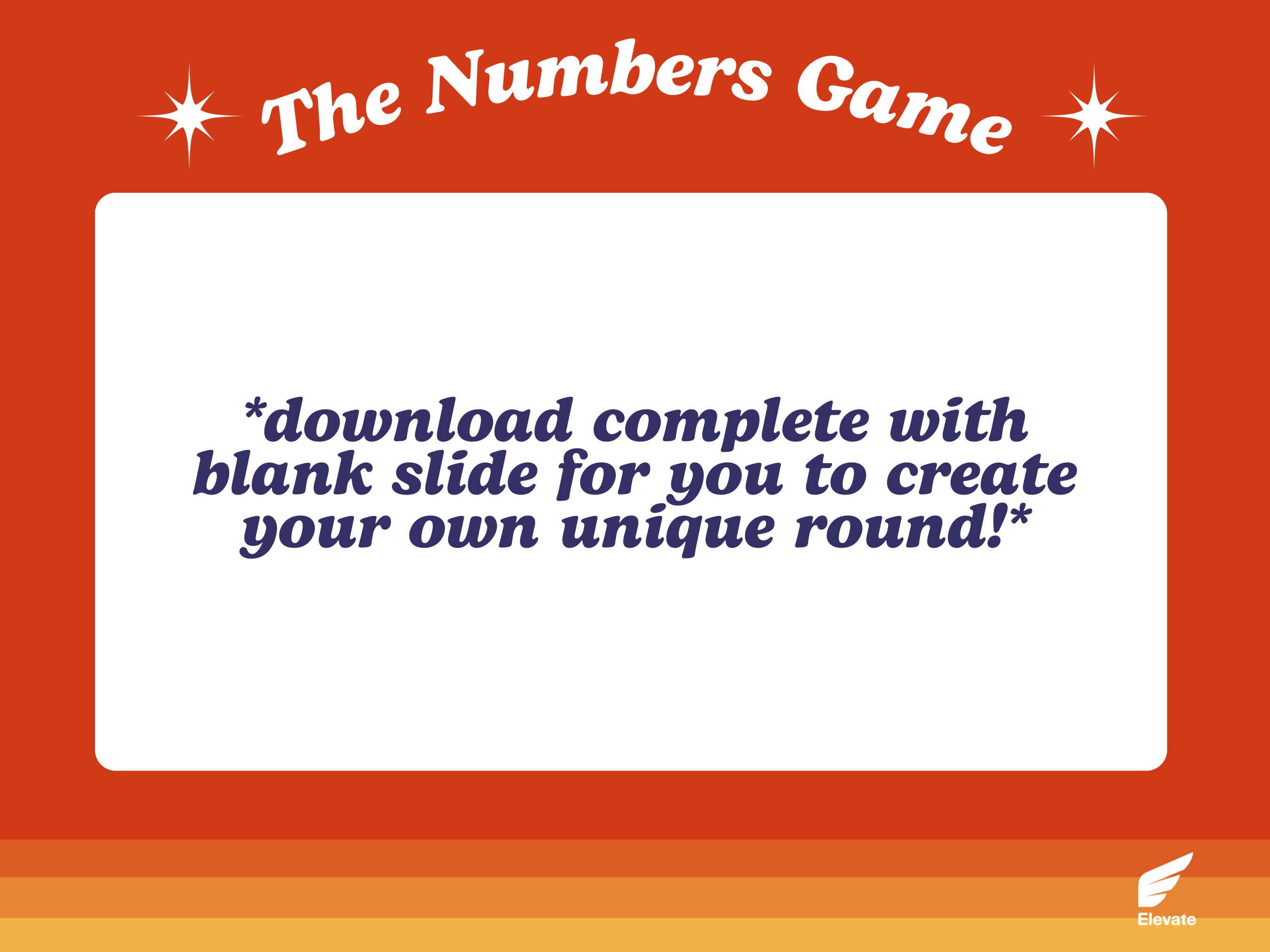 The Numbers Game! an EASY ICEBREAKER! Great for Any Group Size! - Etsy