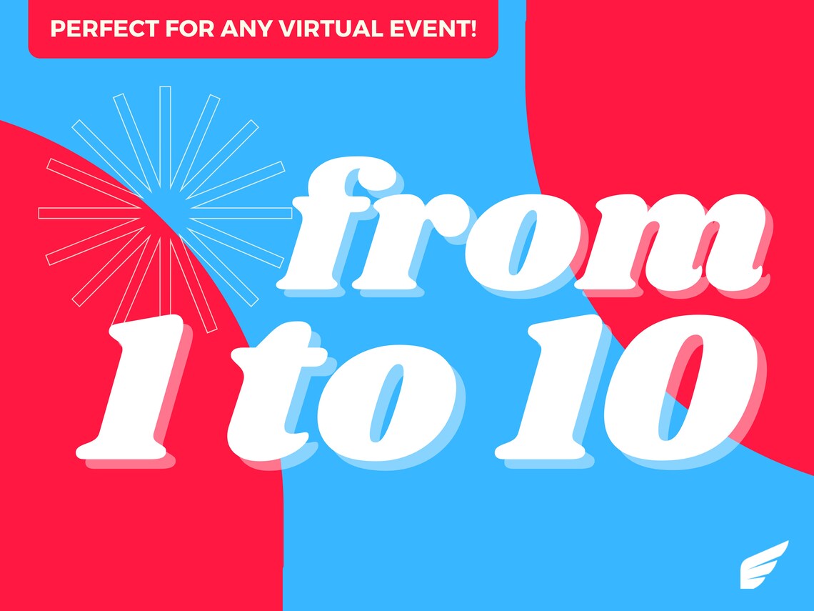 From 1 to 10 an EASY ICEBREAKER Great for Virtual Game, In-person Game ...