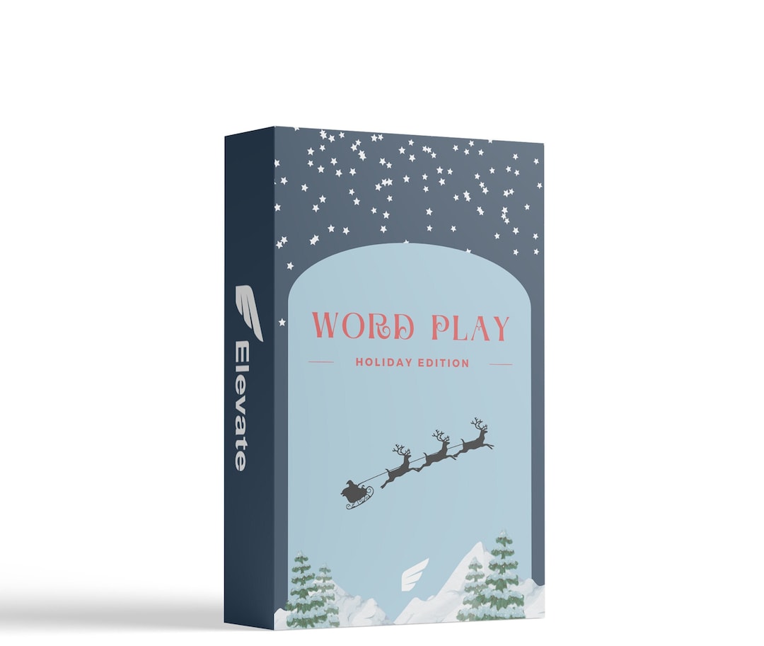 A HOLIDAY THEMED ICEBREAKER: Word Play! Great for Virtual Game, In ...