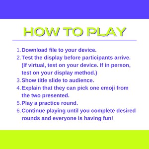 Emoji Battle, an EASY ICEBREAKER! Great for Virtual Game, In-person ...