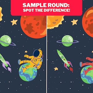 Spot the Difference! an EASY ICEBREAKER! Great for Virtual Game, In ...