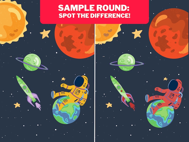 Spot the Difference! an EASY ICEBREAKER! Great for Virtual Game, In ...