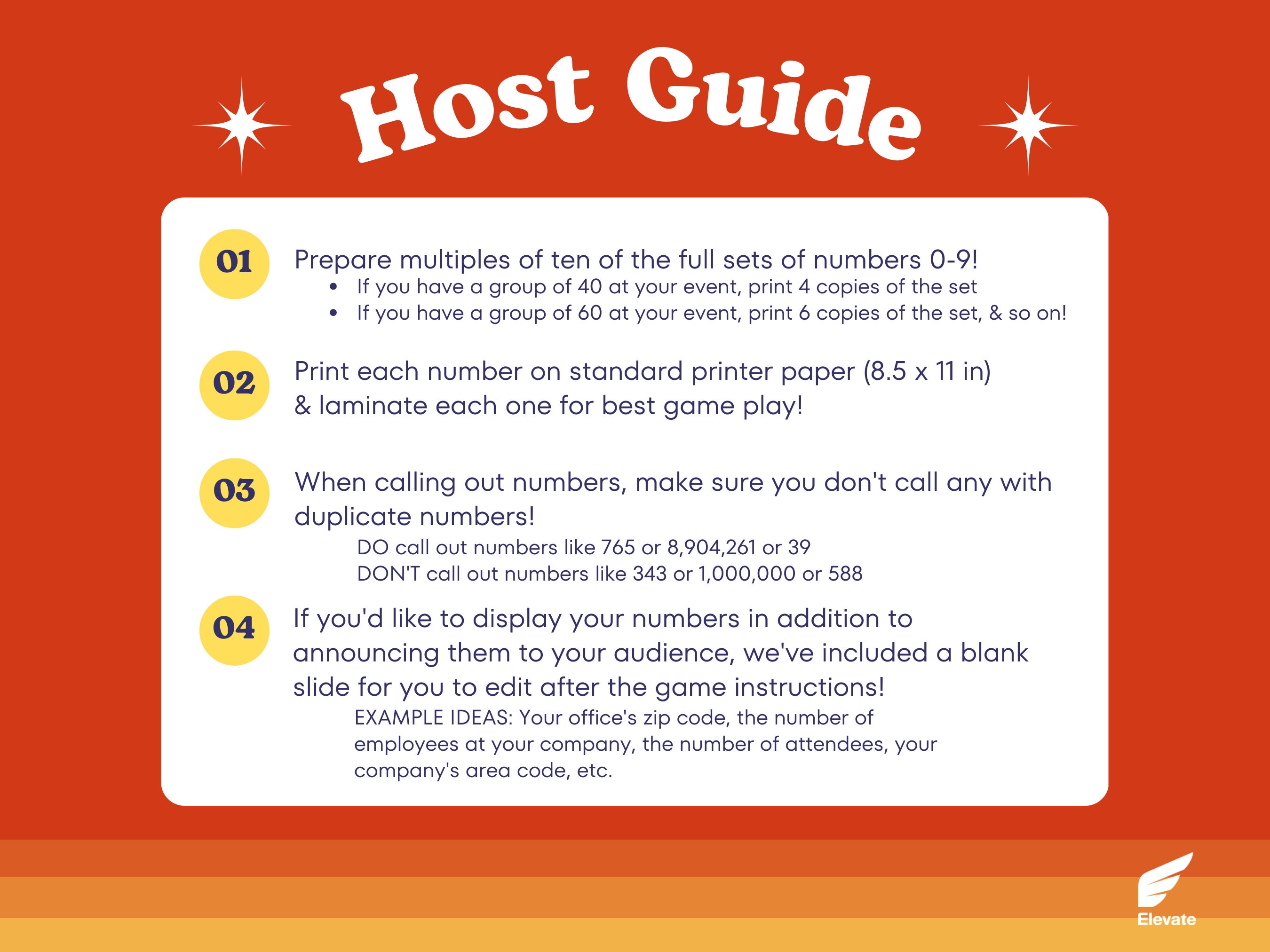 The Numbers Game! an EASY ICEBREAKER! Great for Any Group Size! - Etsy