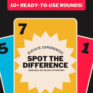 Spot the Difference! an EASY ICEBREAKER! Great for Virtual Game, In ...