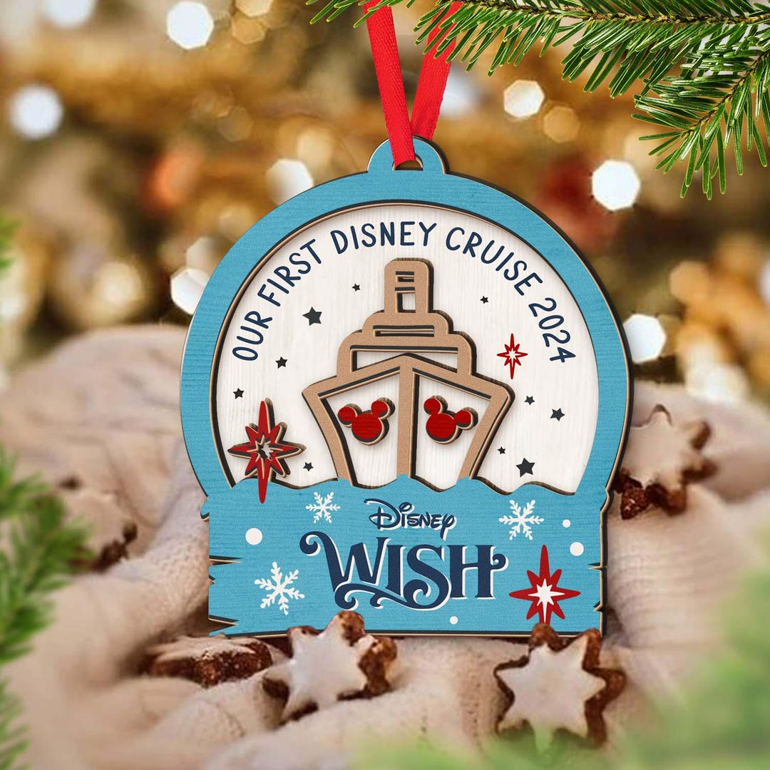 Disney Christmas Ornament, Disney Cruise Very Merry Time Cruises ...