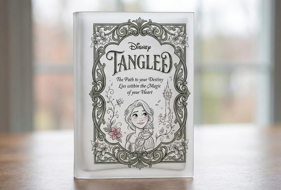Tangled Book Vase, Rapunzel Inspired Book Vase, Fantasy Princess ...