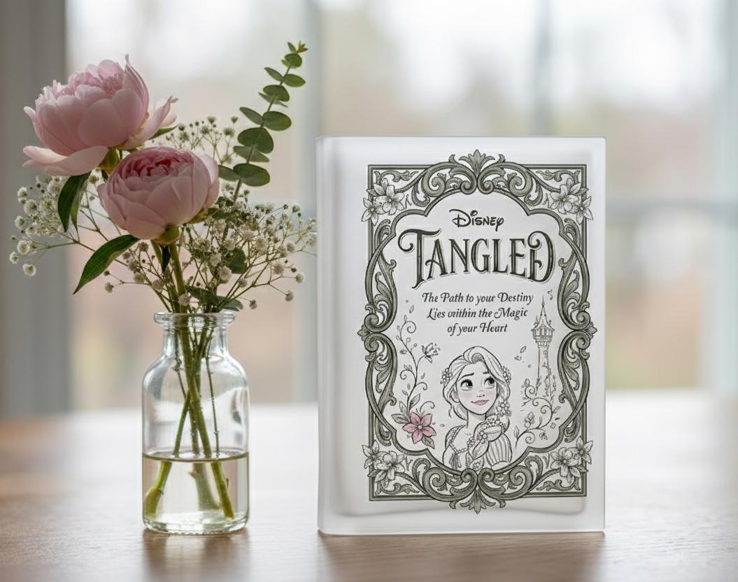 Tangled Book Vase, Rapunzel Inspired Book Vase, Fantasy Princess ...