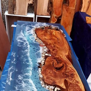 Epoxy Resin Ocean Table - Etsy