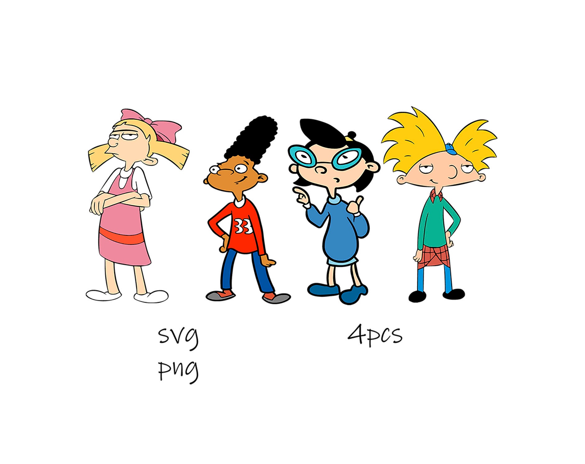 Hey Arnold Svg Etsy