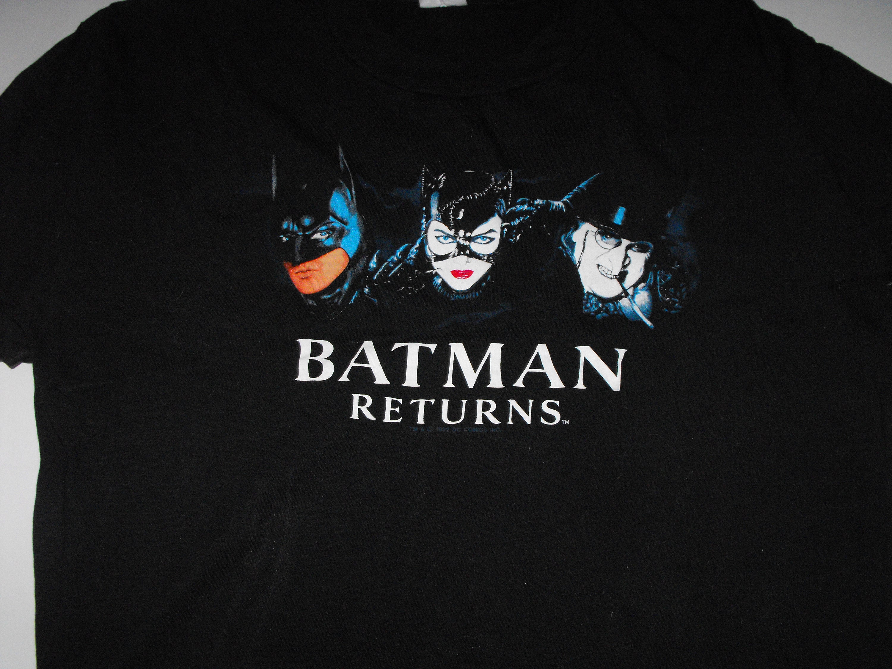 Batman Vintage 1992 Official Rare Batman Returns T-shirt - Etsy