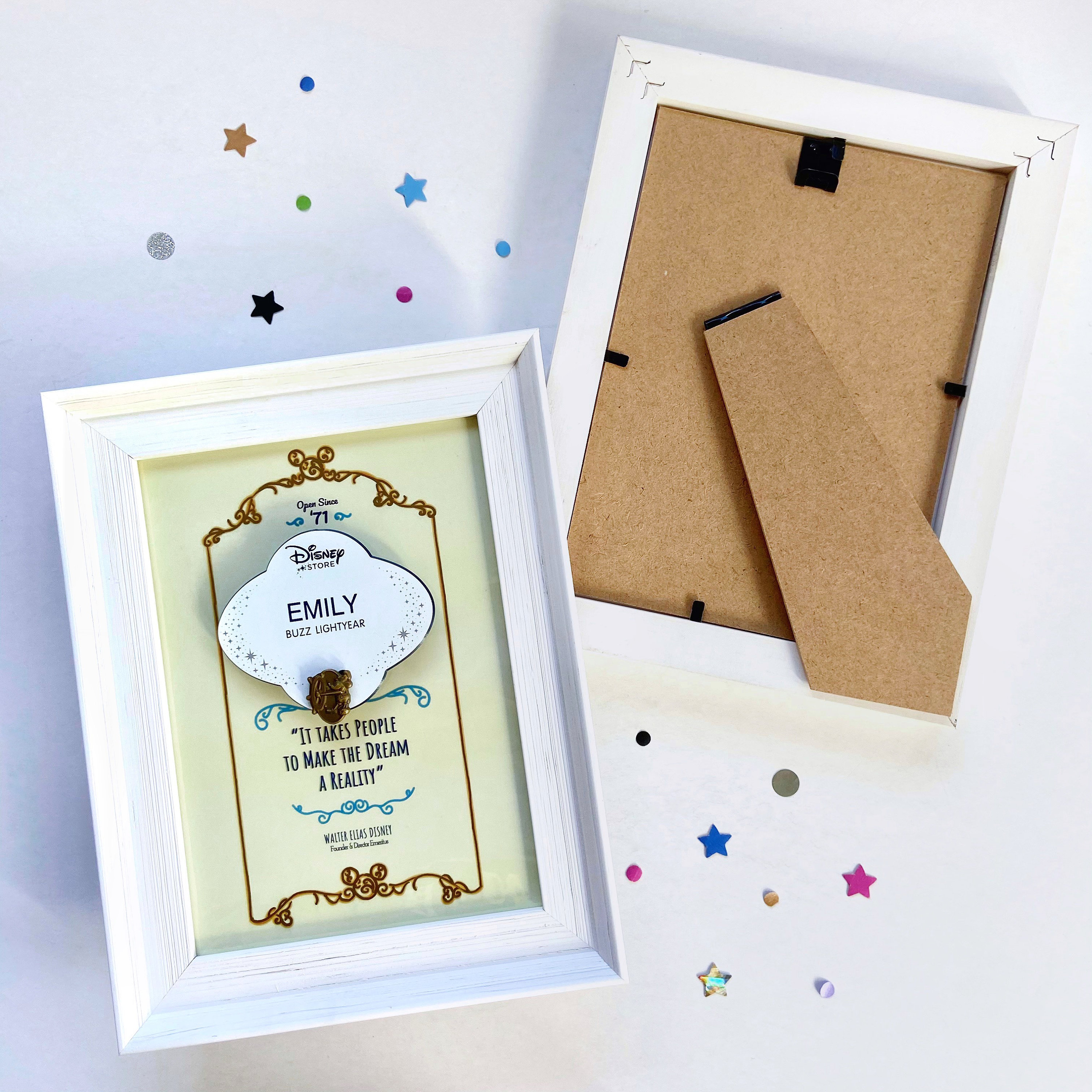 Cast Member Name Tag Display Frame and Print Casting Agency | Etsy