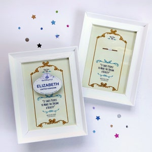 Cast Member Name Tag Display Frame and Print | Casting Agency Door ...