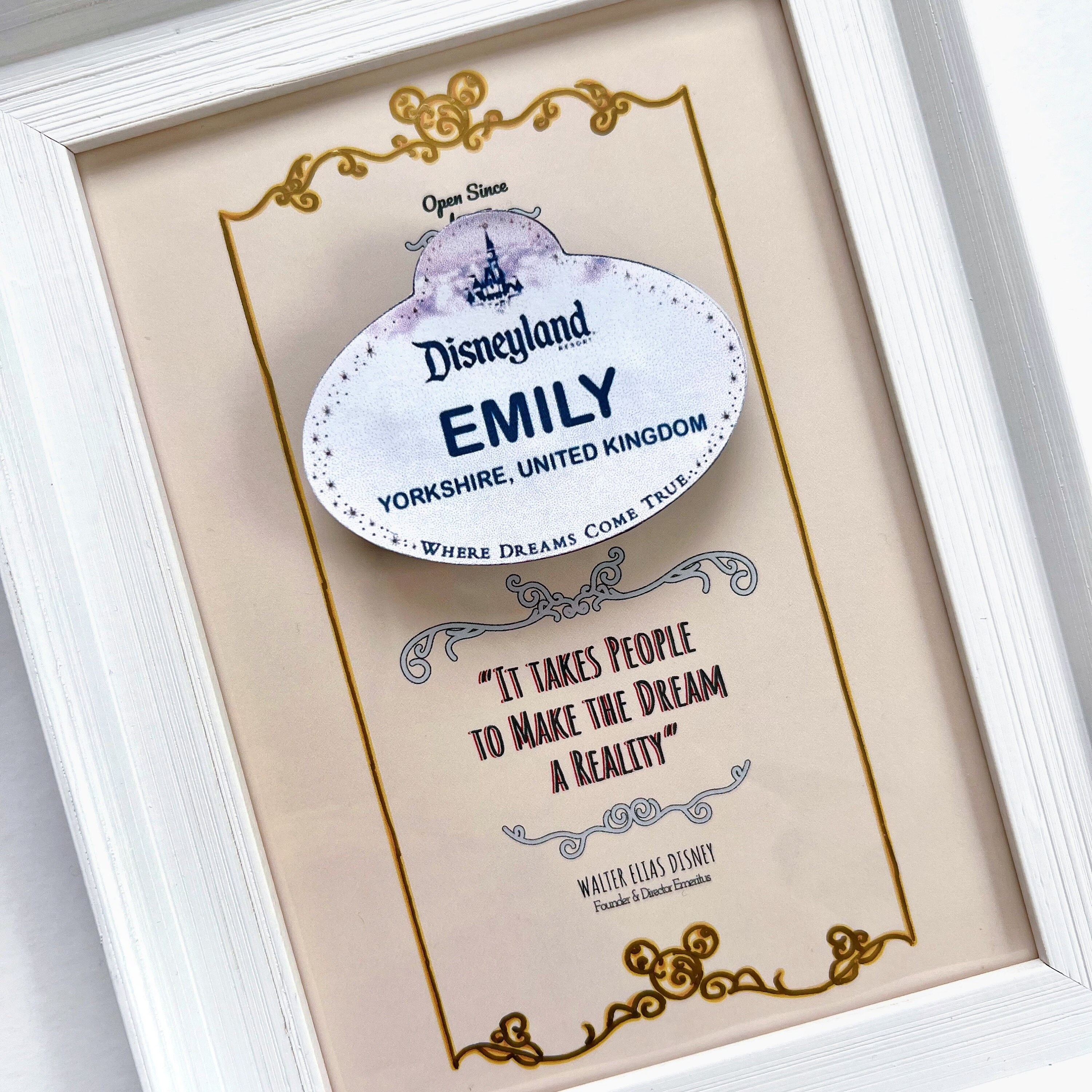 Cast Member Name Tag Frame | Casting Agency Door West Coast | Designed ...
