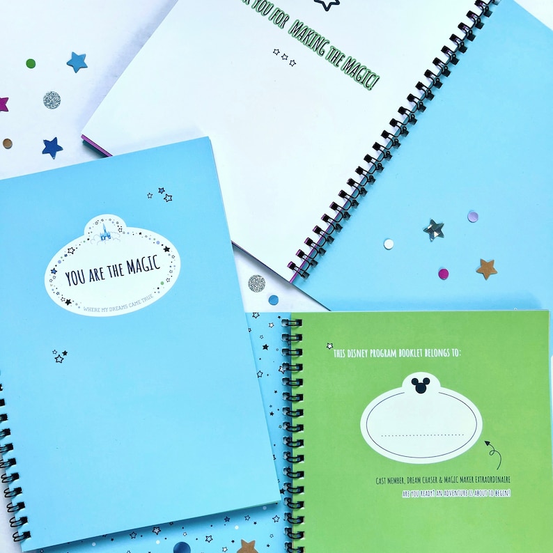 The Disney Program Booklet | Designed by Believers, Dreamers & You. - Etsy