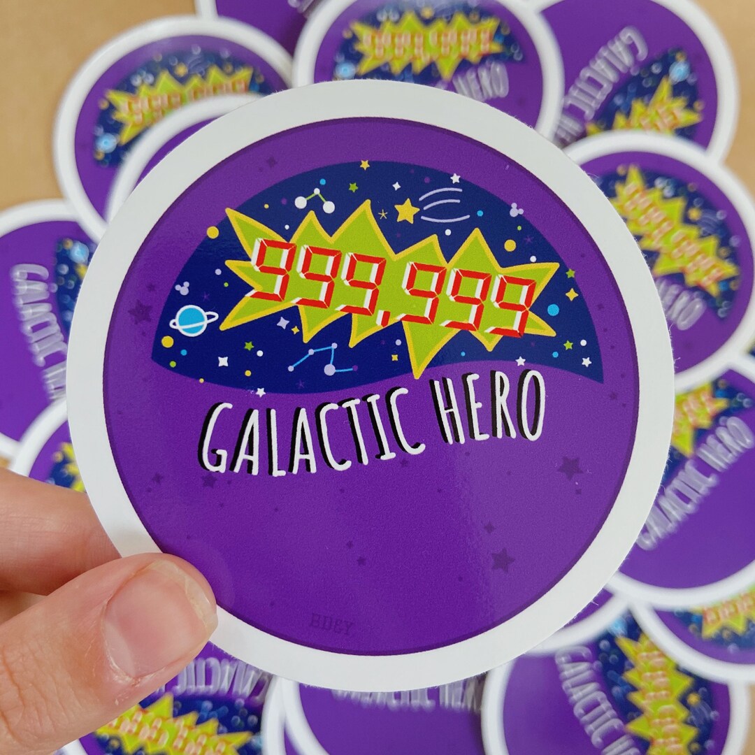 Vinyl Sticker Galactic Hero Designed by Believers, Dreamers & You. - Etsy