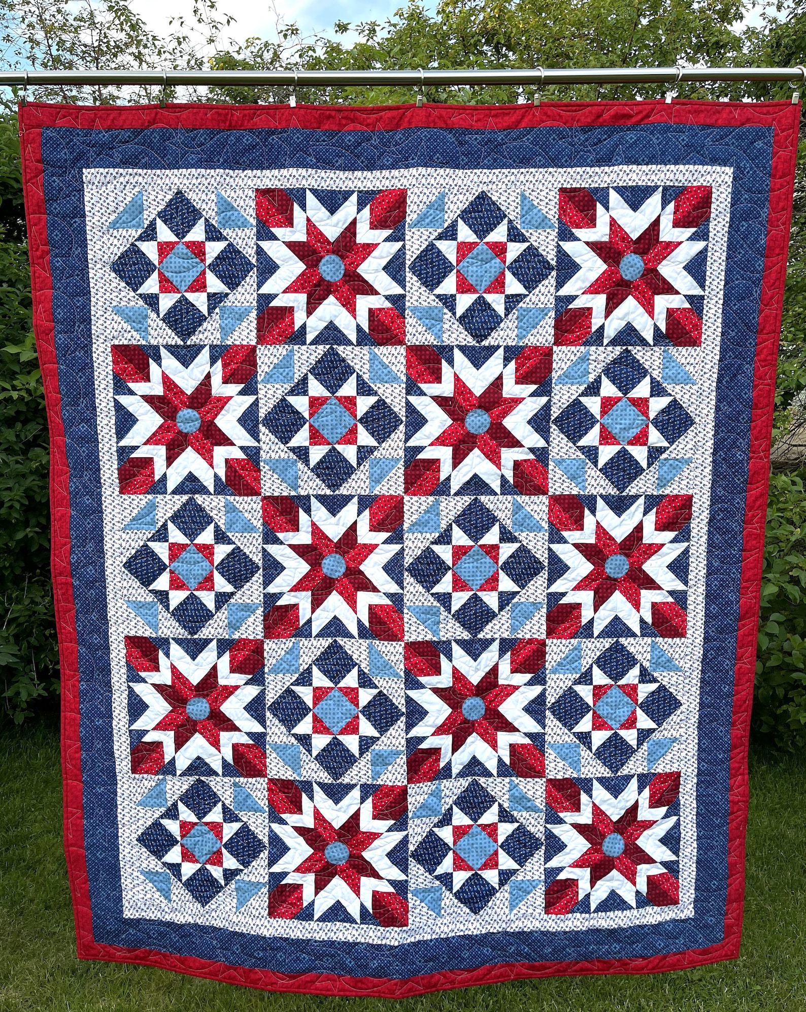 Patriotic Quilt Pattern - Let Freedom Ring Quilt Pattern - Etsy