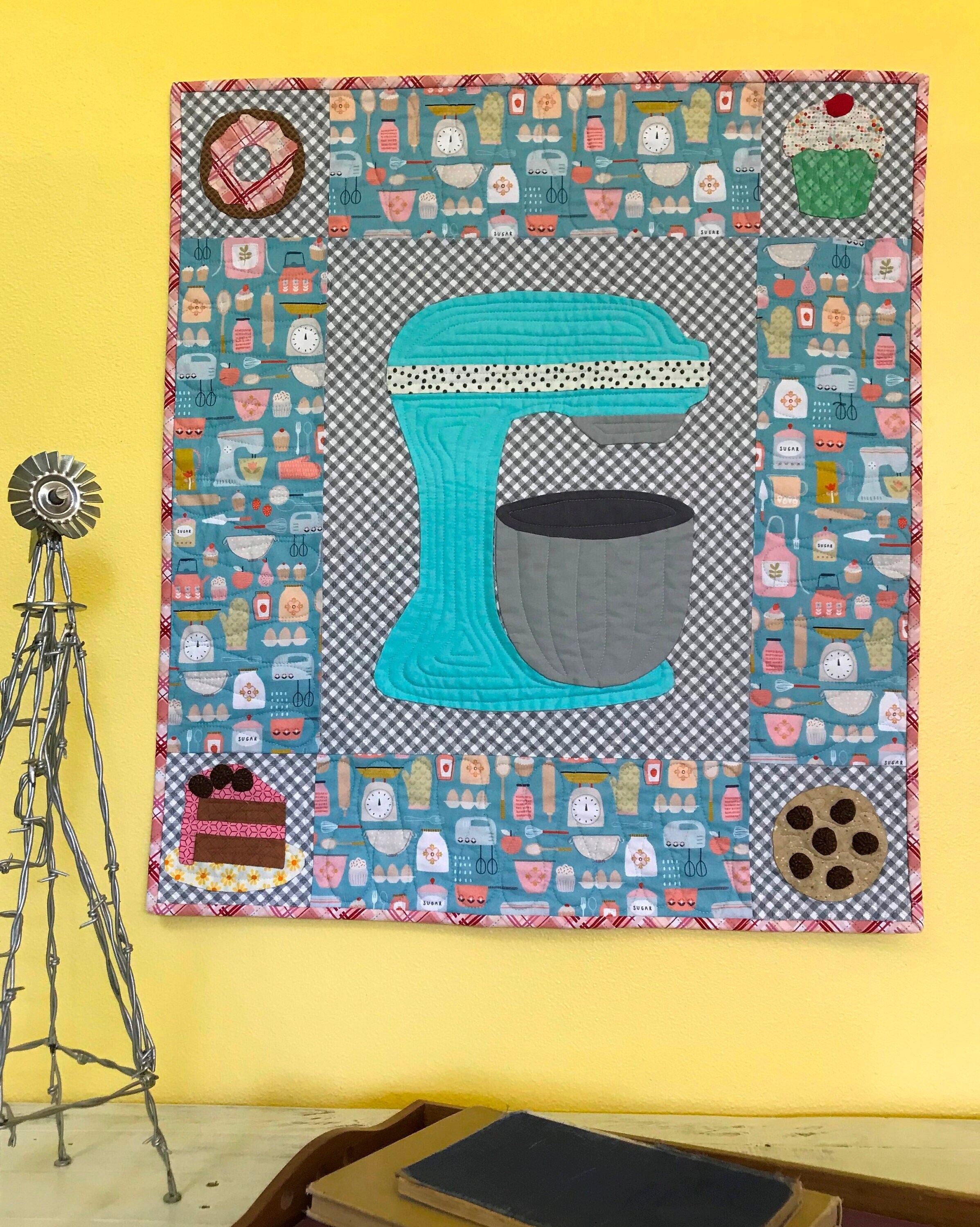 Baking Quilt Pattern PDF Mix It up Mixer Quilt Pattern - Etsy