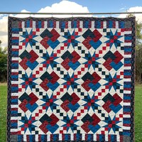 All American Quilt Pattern Patriotic Quilt Pattern - Etsy