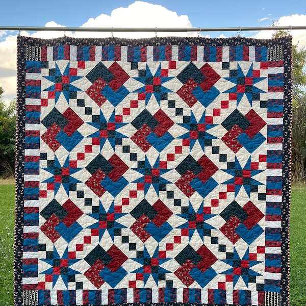 Patriotic Quilt Patterns - Etsy