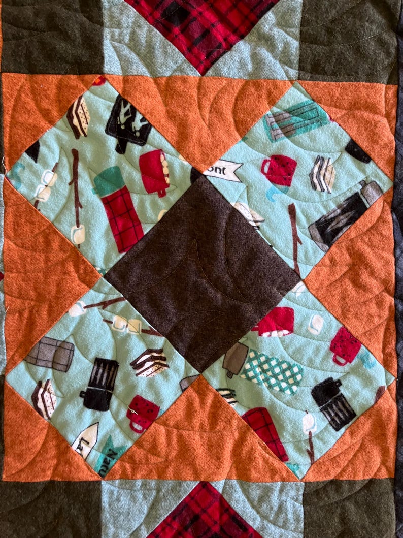 Camping PDF Quilt Pattern - Smore Camping PDF Quilt Pattern - Etsy
