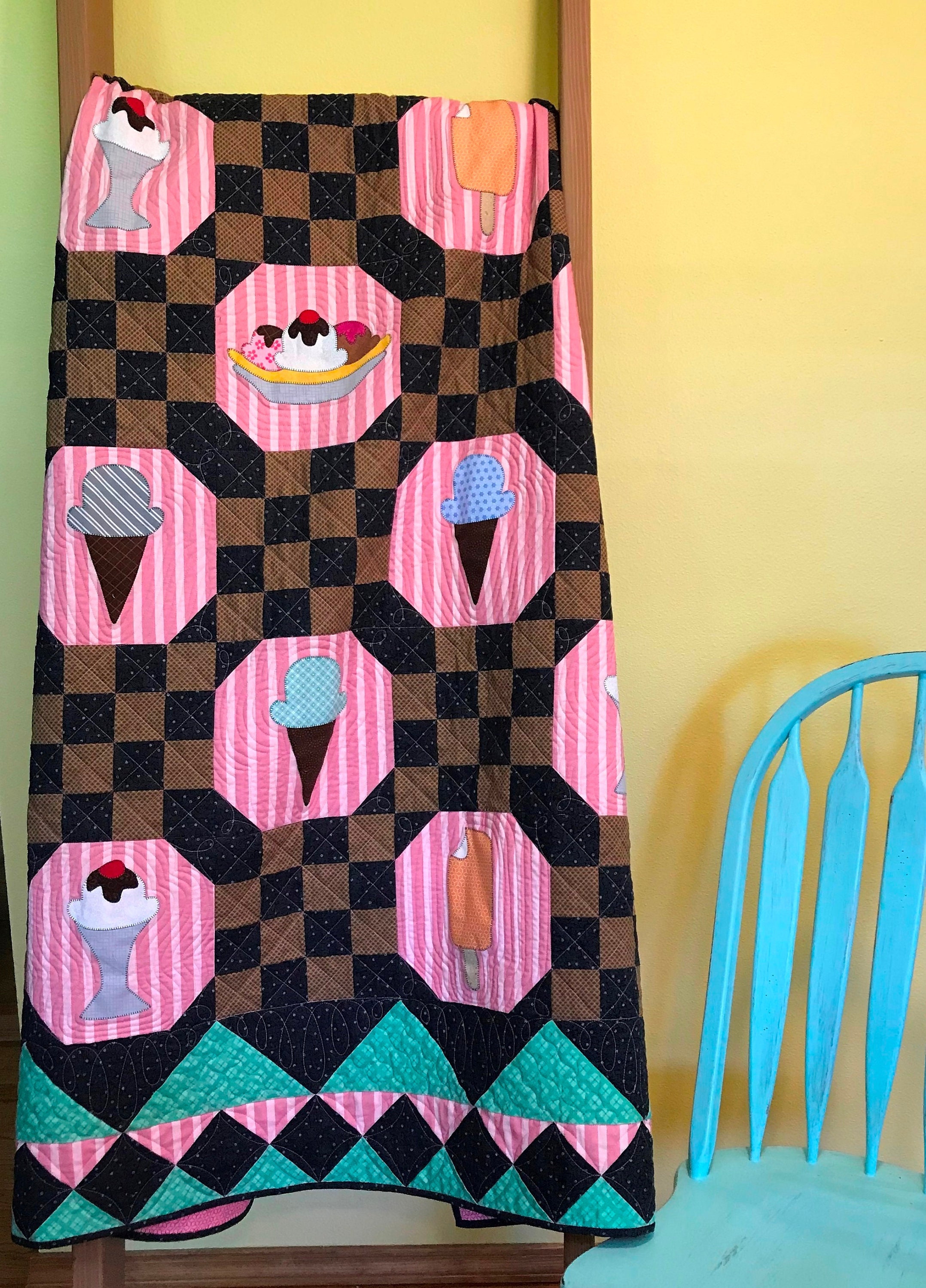 Ice Cream Quilt Pattern PDF Ice Cream Bliss - Etsy