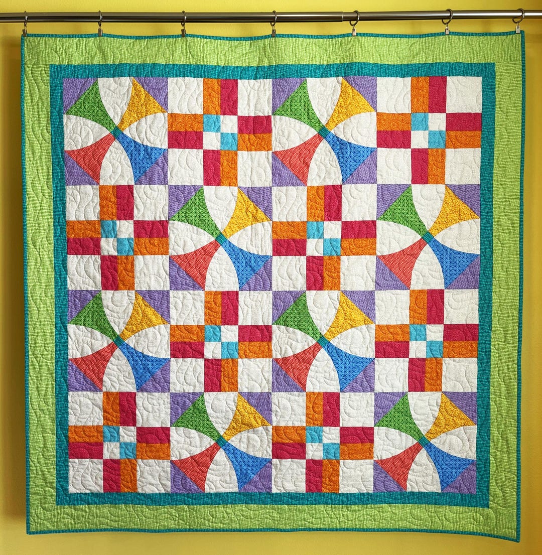 Modern Quilt PDF Pattern - Fun and Games Quilt PDF Pattern - Etsy