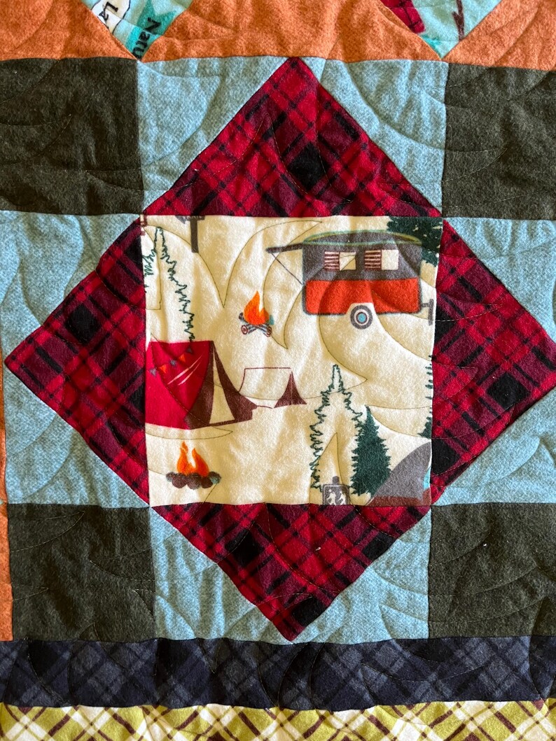 Camping PDF Quilt Pattern - Smore Camping PDF Quilt Pattern - Etsy
