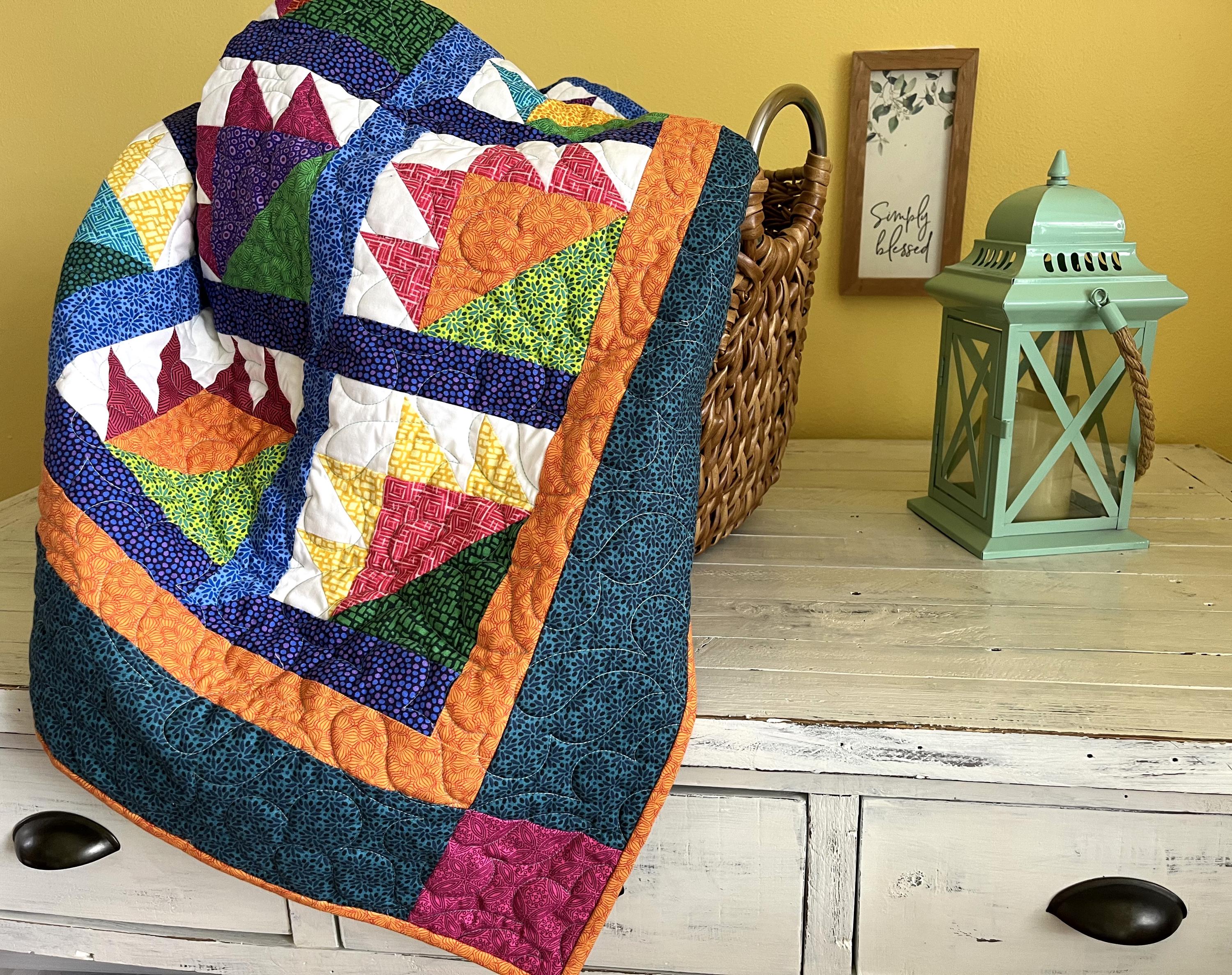 Grandma's Window Box PDF Quilt Pattern - Flower Quilt Pattern - Window ...