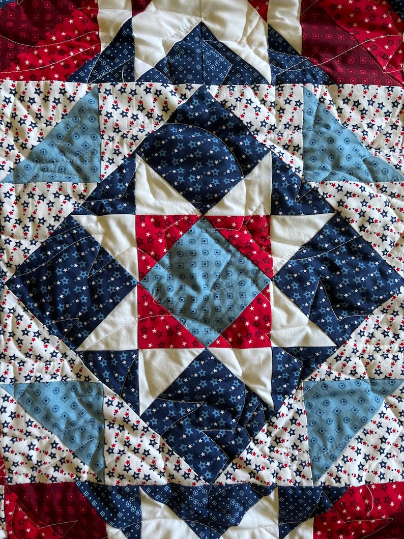 Patriotic Quilt Pattern - Let Freedom Ring Quilt Pattern - Etsy