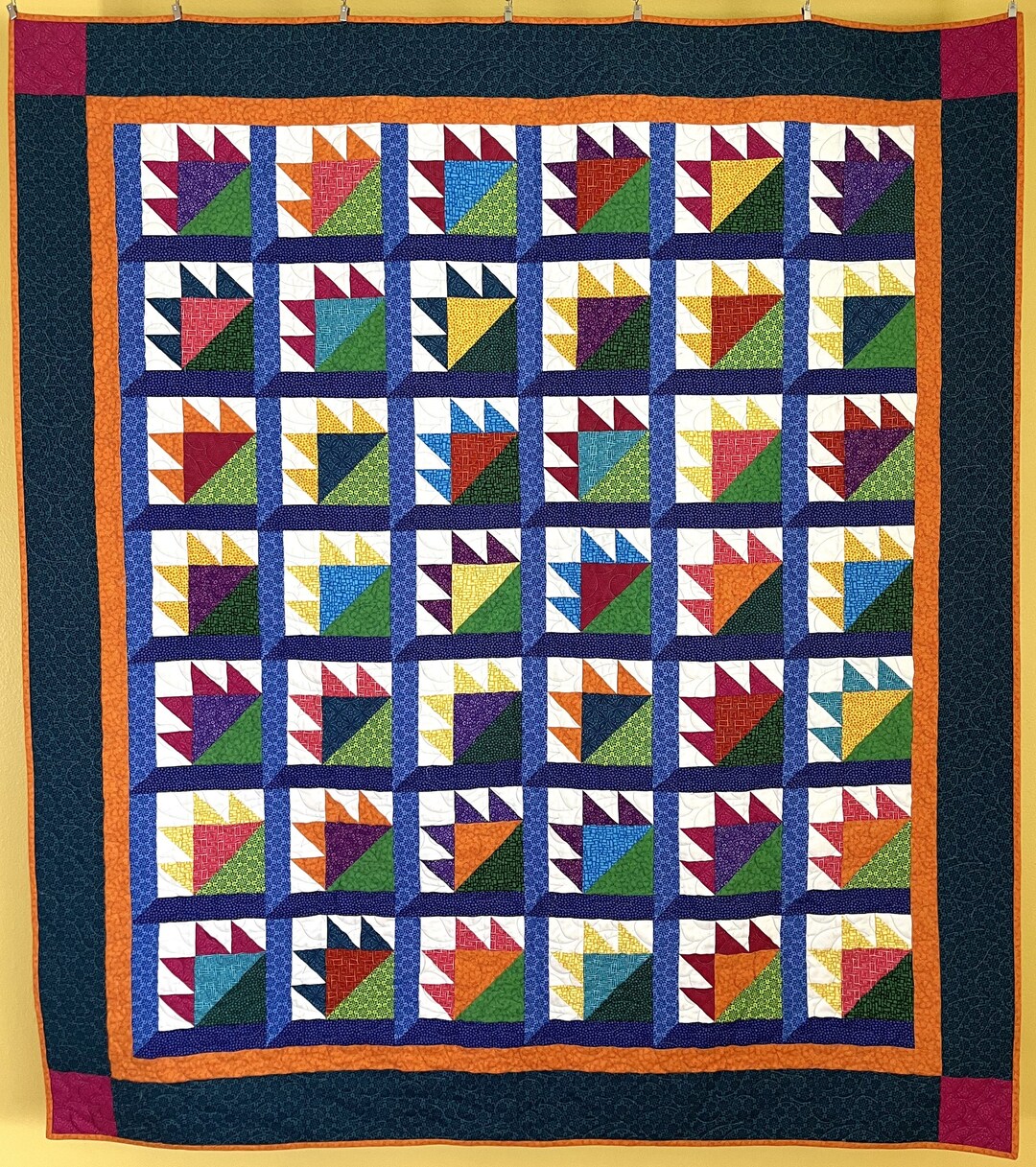 Grandma's Window Box PDF Quilt Pattern - Flower Quilt Pattern - Window ...