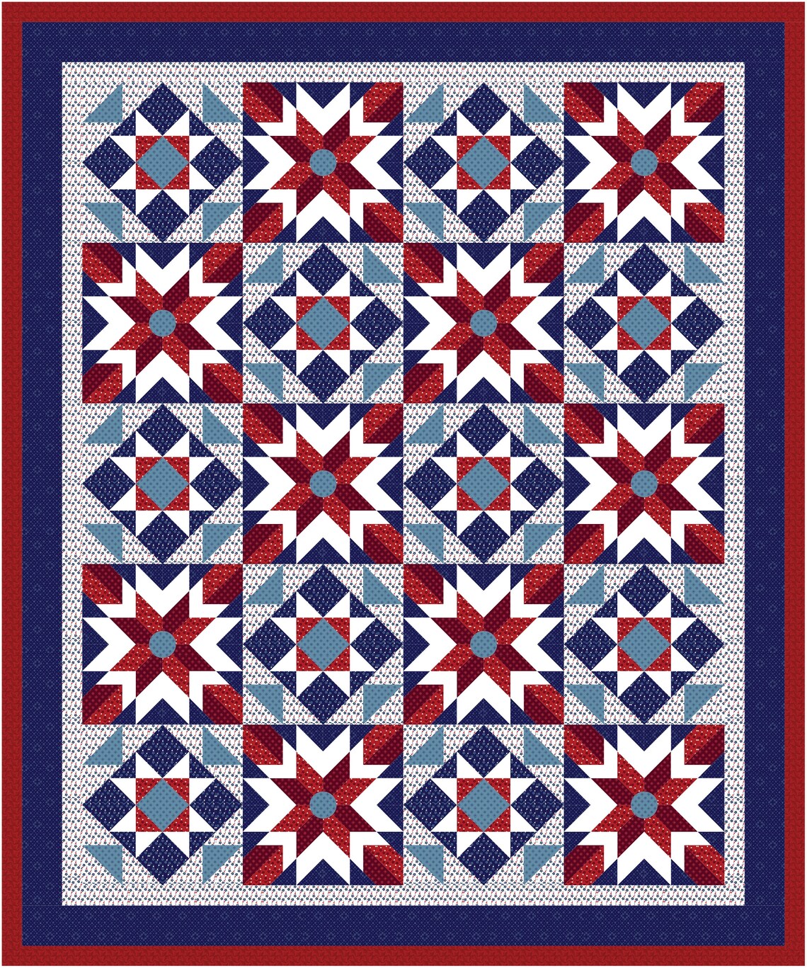 Patriotic Quilt Pattern Let Freedom Ring Quilt Pattern - Etsy