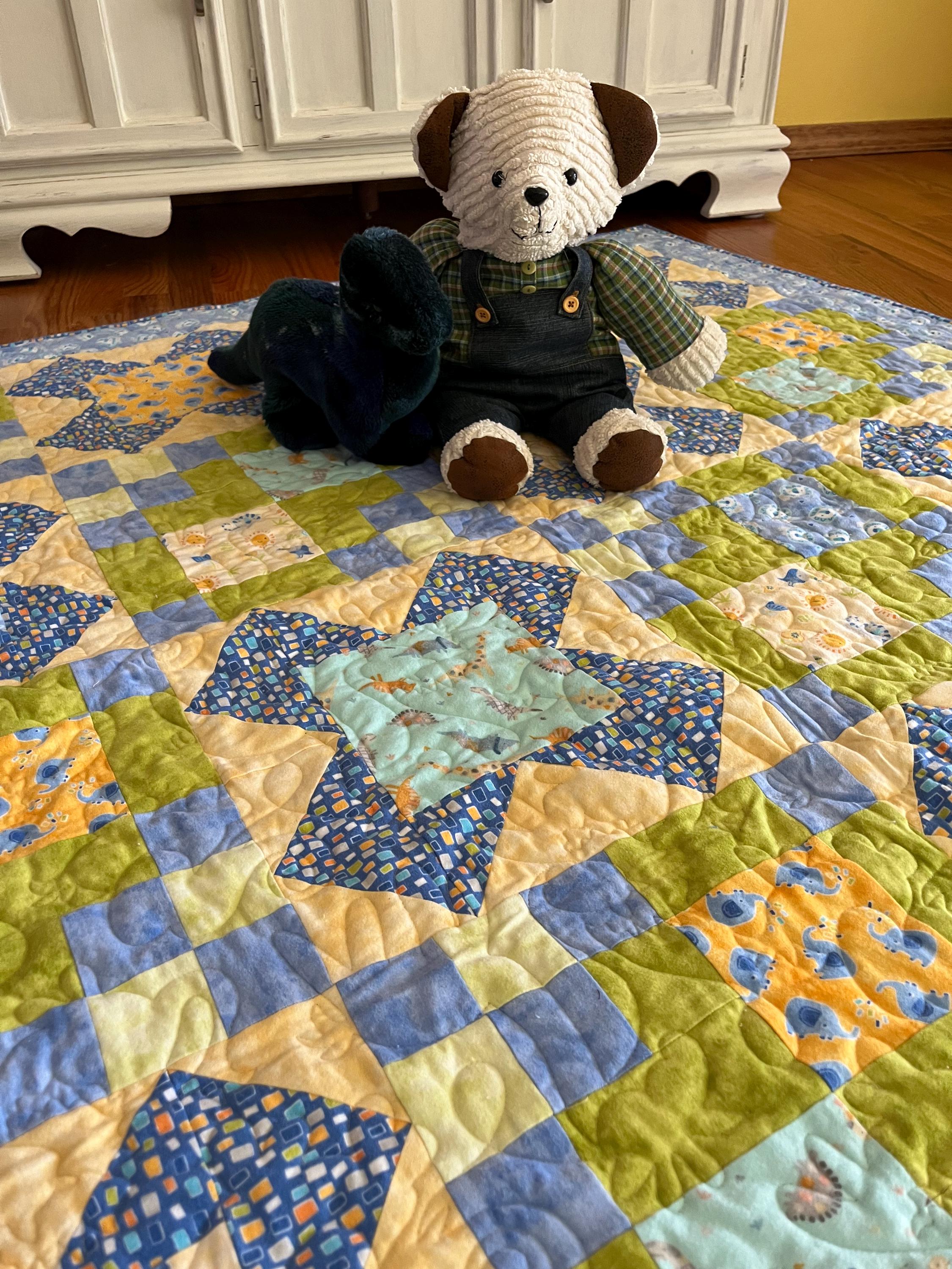 Baby Quilt PDF Pattern - Baby Zoo Quilt PDF Pattern - Etsy