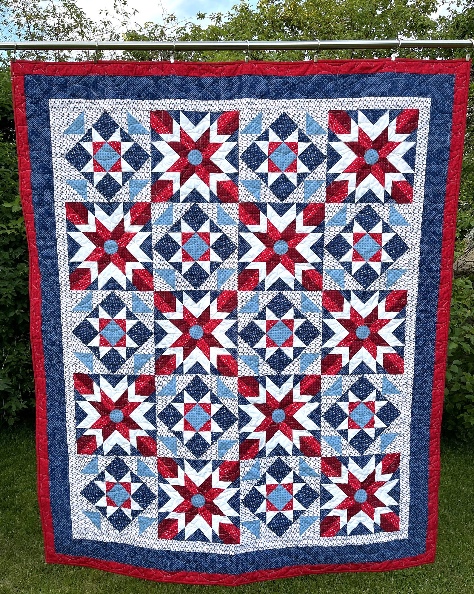 Patriotic PDF Quilt Pattern - Let Freedom Ring PDF Quilt Pattern - Etsy