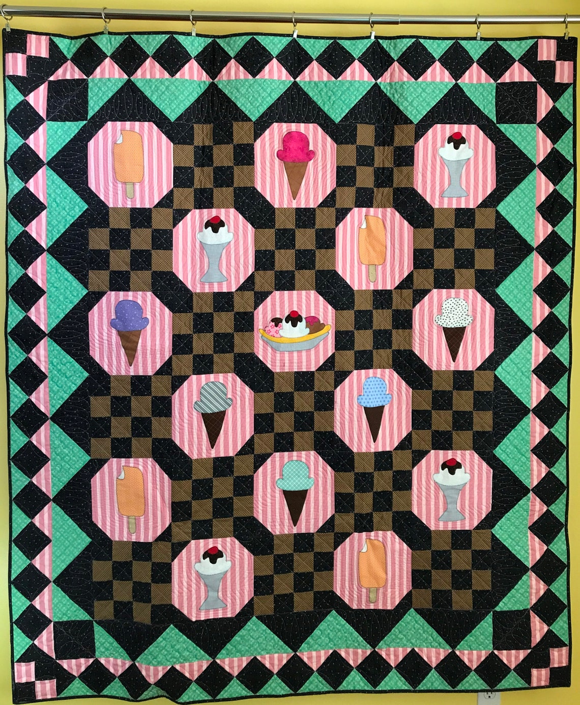 Ice Cream Quilt Pattern PDF Ice Cream Bliss - Etsy