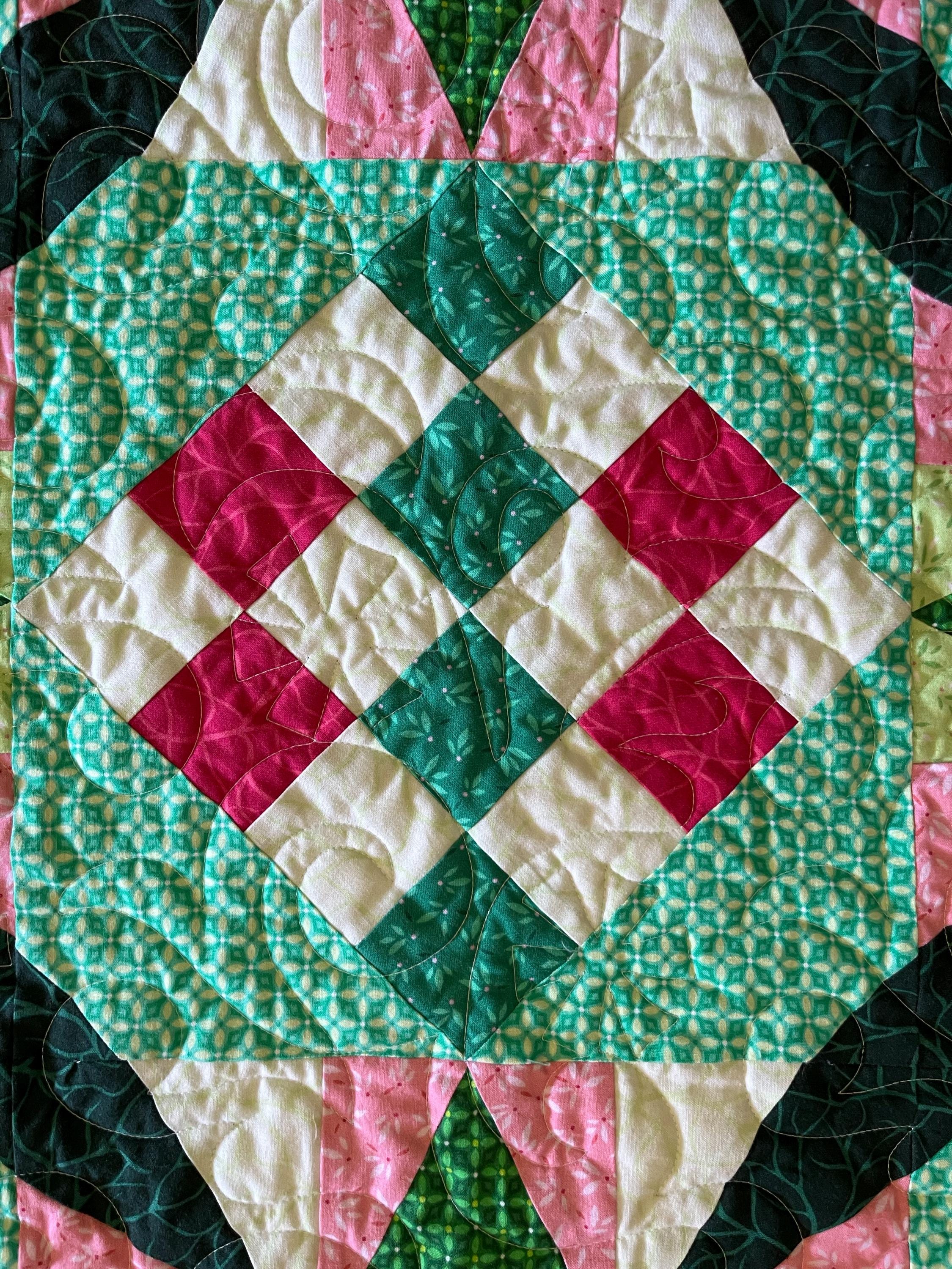 Star Quilt Pattern - Checkerboard Quilt Pattern - Peppermint Frost ...