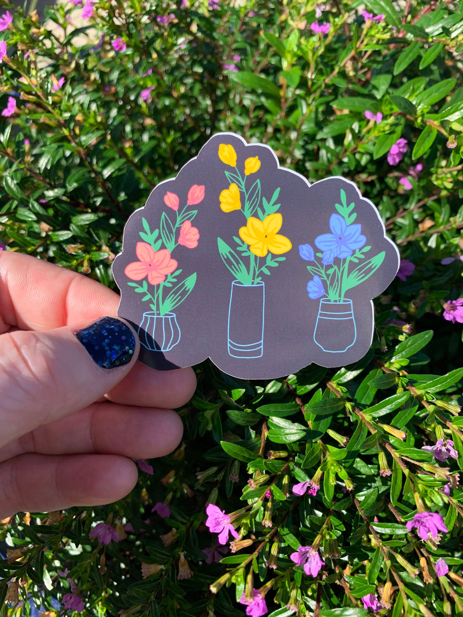 Flowers Laptop Sticker, Waterbottle Sticker, Gifts, VSCO Sticker, Best ...