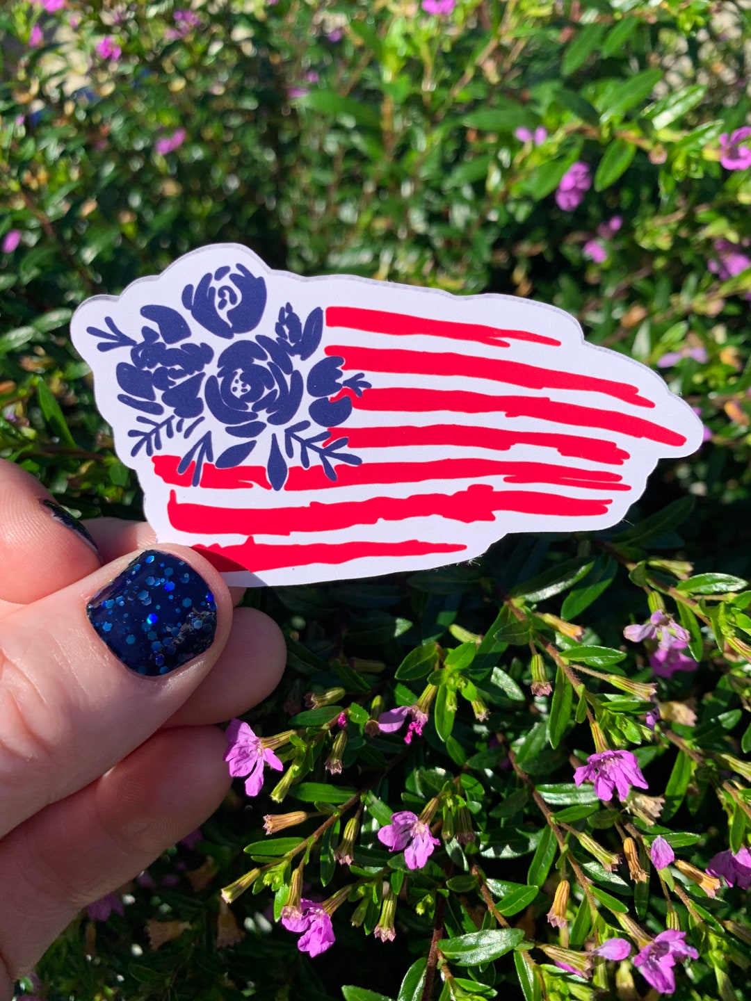 American Flag Laptop Sticker, Waterbottle Sticker, Gifts, VSCO Sticker ...