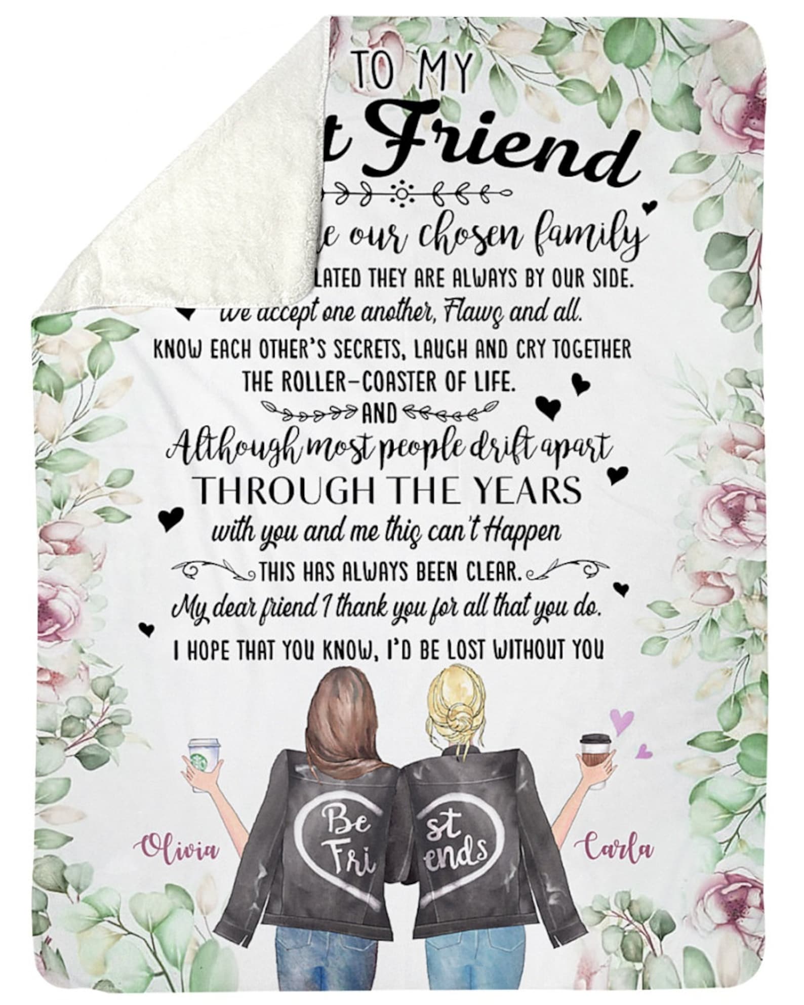 Personalized to My Best Friend Thank You for All Gifts for - Etsy