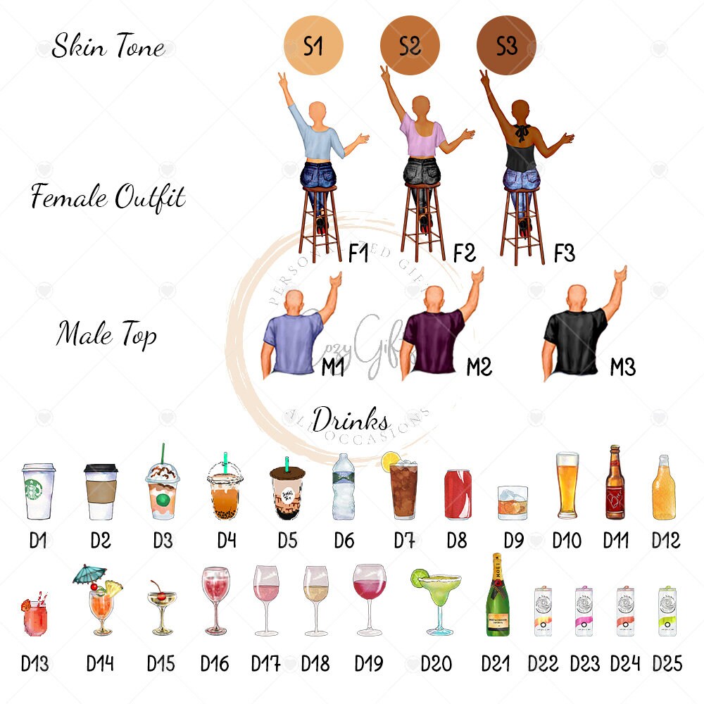 Customized Print Art for Best Friends Personalized Friends | Etsy Australia