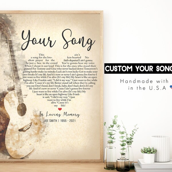 Memorial Custom Poster - Etsy