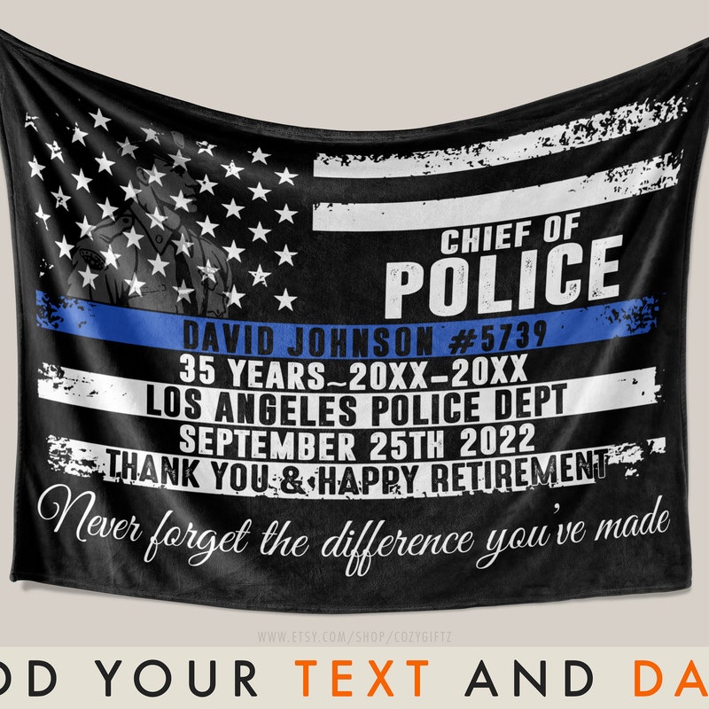 Police Officer Quilt - Etsy