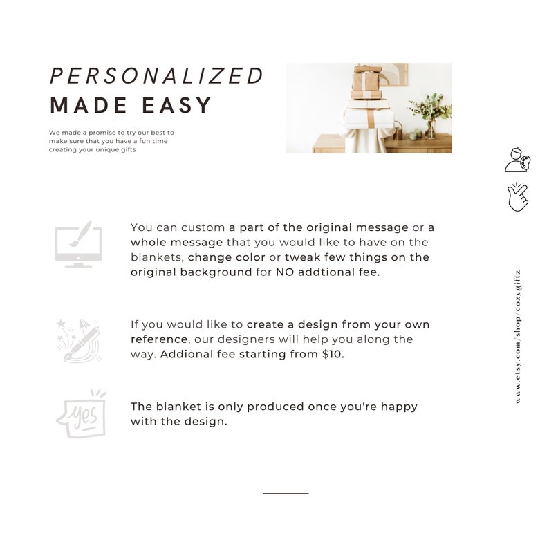 Personalized Blanket Gift for Son • Mother's Encouragement Message - Etsy